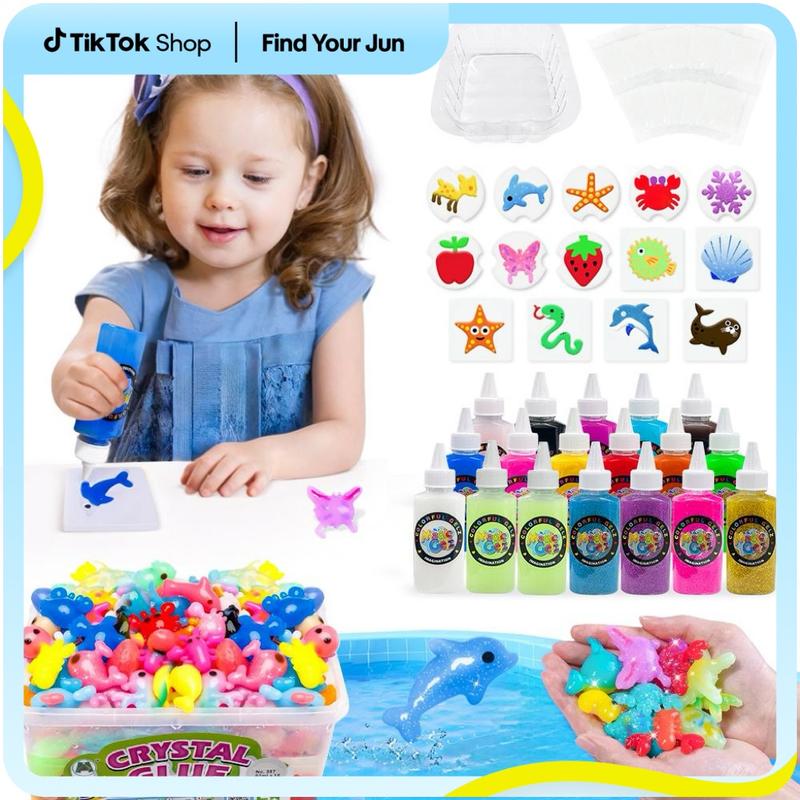 Magic Water Elf Toy Kit with Magic Gels, Molds - Imaginative Play ...